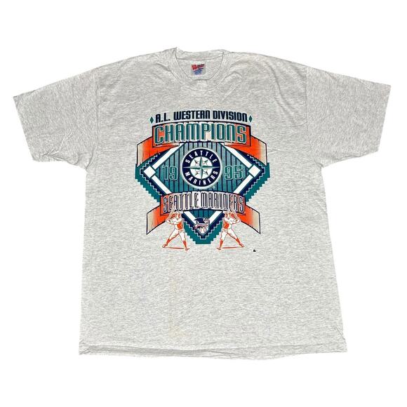 MLB | Shirts | Vintage 9s Seattle Mariners Mlb Western Division ...